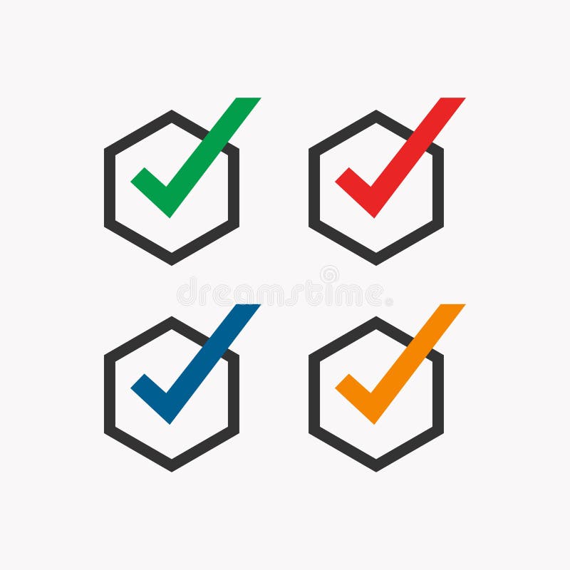 Approved logo template stock illustration. Illustration of shape ...