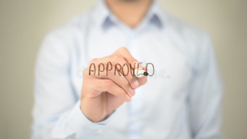 Validation, Man Working on Holographic Interface, Visual Screen Stock ...