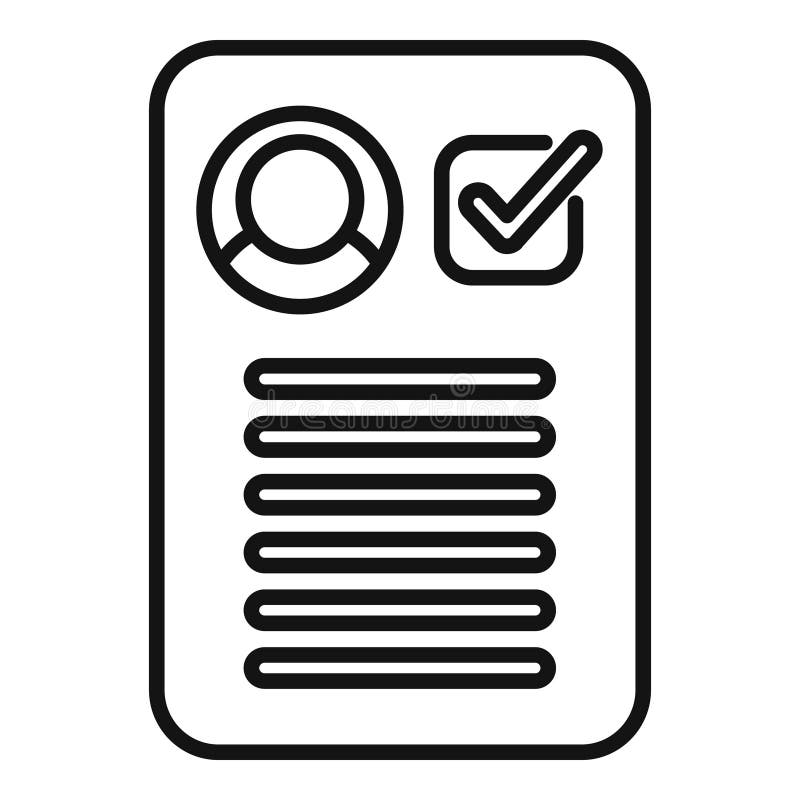 Approved Paper Icon Outline Vector. Server Process Stock Vector ...