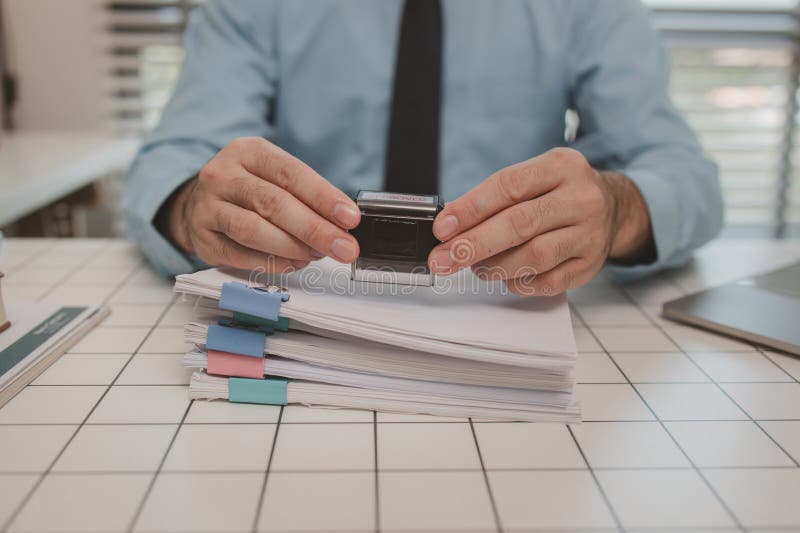 Approved, the Production Manager Stamps the Approval on the Document ...