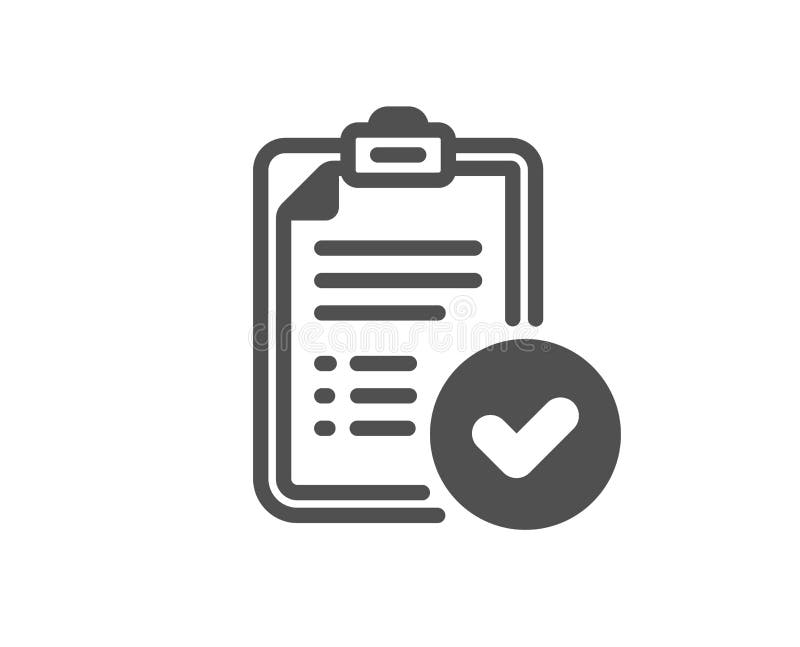 Approved Report Line Icon. Accepted Document Sign. Salaryman, Gender ...