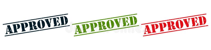 Approved Rubber Stamp Around Grunje on White Background. Approved Sign ...