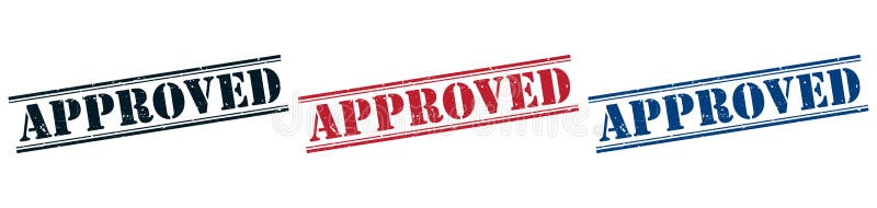 Approved Rubber Stamp Around Grunje on White Background. Approved Sign ...