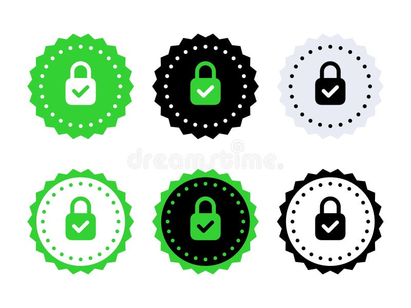 Approved Rubber Stamp. Cyber Security Sign Stock Illustration ...