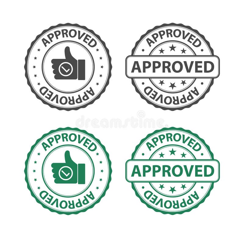 Approved Thumb Rubber Stamp Stock Illustrations – 185 Approved Thumb ...