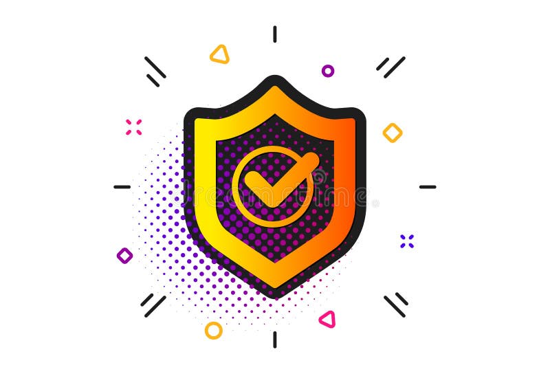 Approved Shield Icon. Accepted or Confirmed Sign. Vector Stock Vector ...