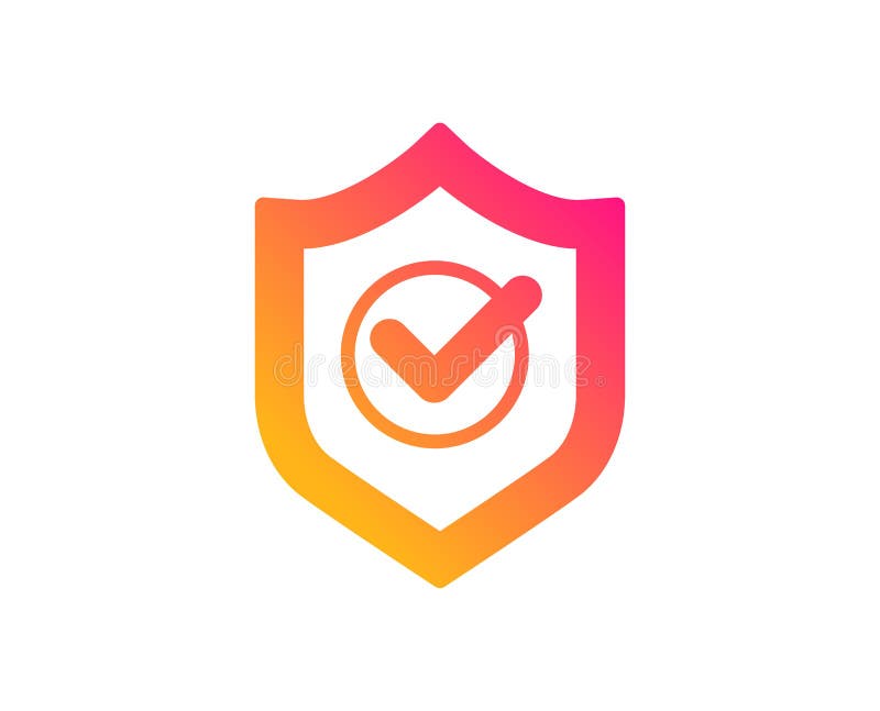 Approved Shield Icon. Accepted or Confirmed Sign. Vector Stock Vector ...