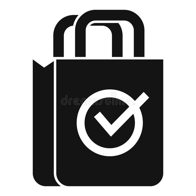 Approved Shopping Commerce Icon Simple Vector. Change Claim Stock ...