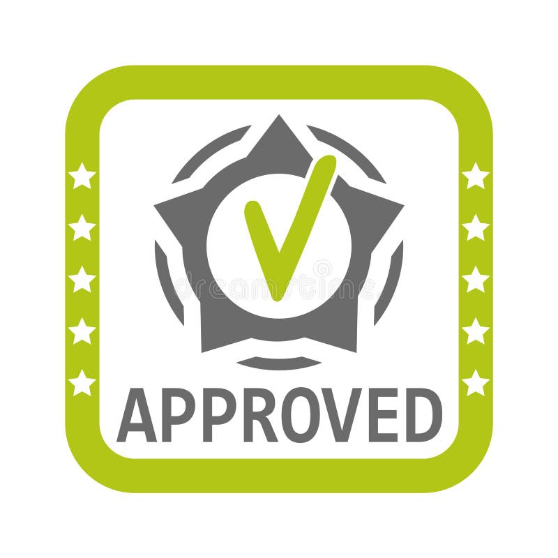 Success, Documentation and Contactless Payment Icons. Approve Sign ...