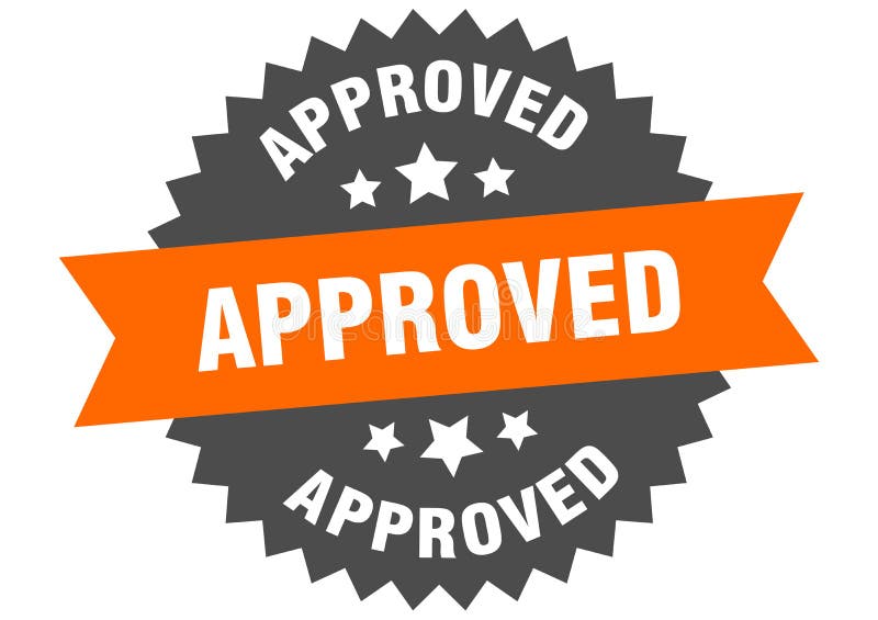 Approved stock vector. Illustration of approve, badge - 160544410