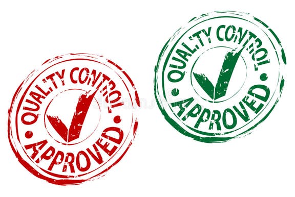 Approved stamp stock vector. Illustration of check, control - 12201406