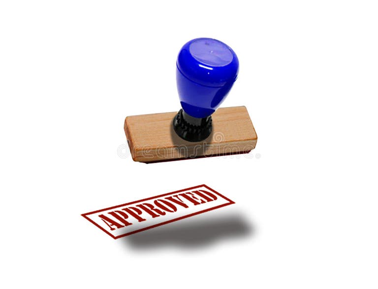 Approved stamp stock illustration. Illustration of allowed - 17883469