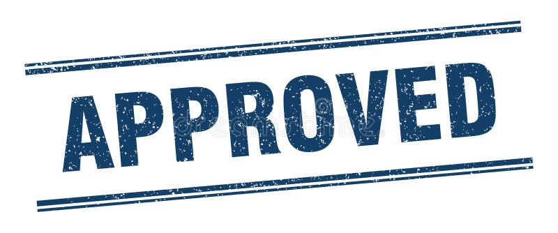 Approved Stamp. Approved Square Grunge Sign Stock Vector - Illustration ...