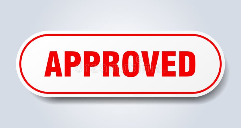 Fda approved sticker. stock vector. Illustration of vector - 153613339