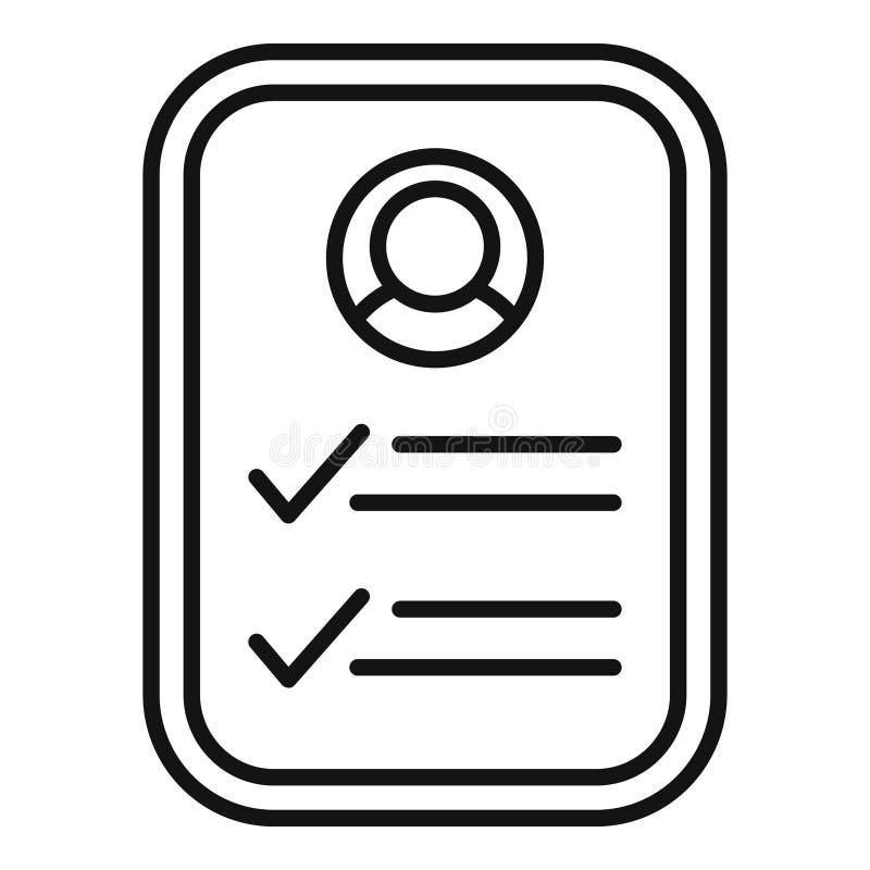 Approved Tablet Online User Icon Outline Vector. New Register Login ...