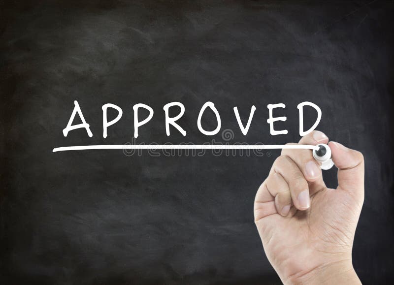 Approved stamp stock image. Image of assurance, passed - 45127769