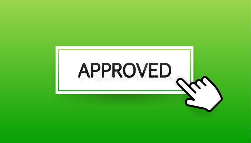 Approved Tick Notification, Successful Operation Check Mark. Laptop ...