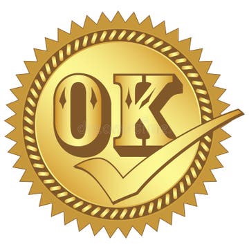 Approved Sign Gold Stock Illustrations – 1,356 Approved Sign Gold Stock ...