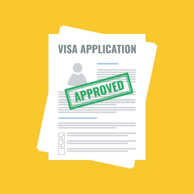Visa Application Approved Stock Illustrations – 686 Visa Application ...