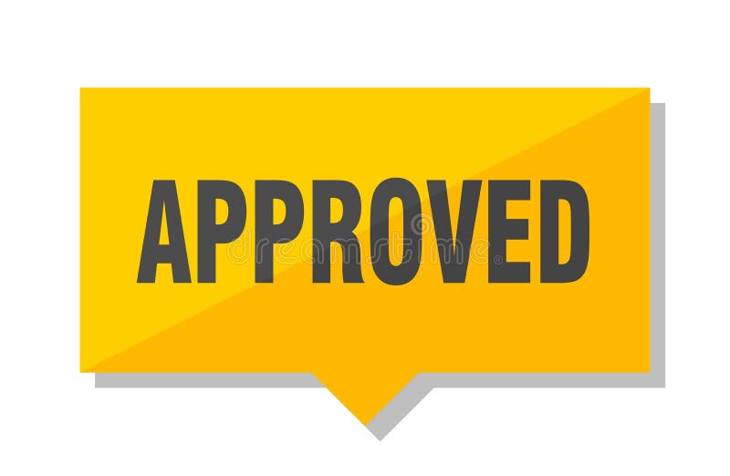 Approved price tag stock vector. Illustration of price - 117515460