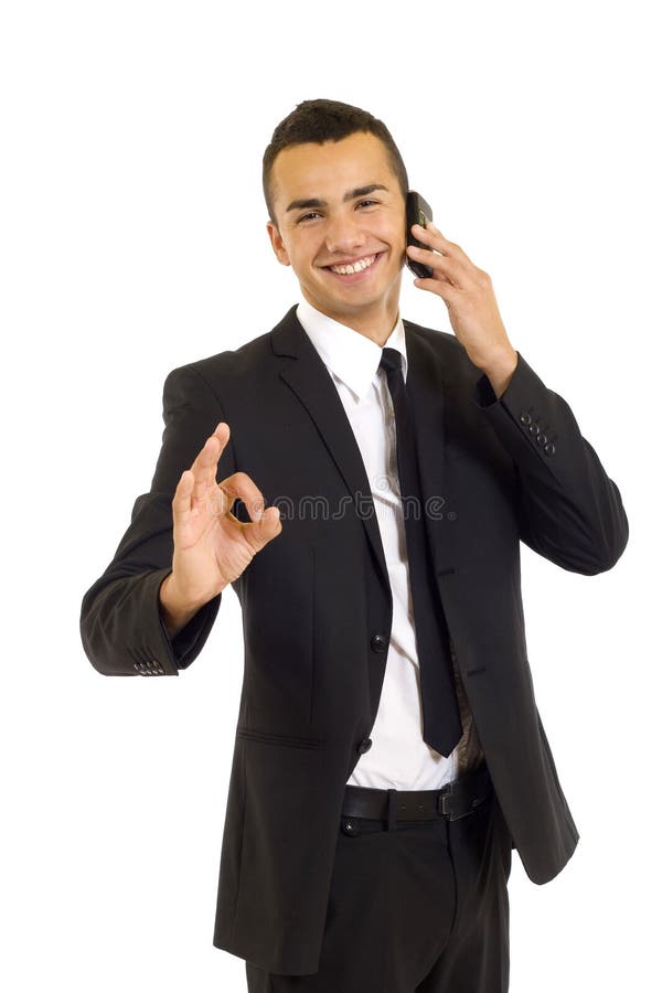 Approving the good news stock image. Image of employment - 12443485