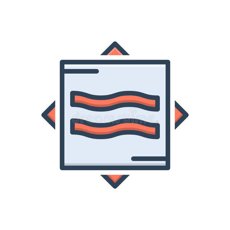 Color Illustration Icon for Approximately, almost and Math Stock Vector ...