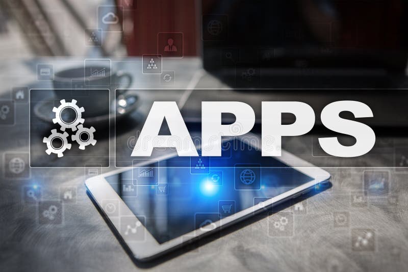 Apps Development Concept. Business and Internet Technology Stock ...