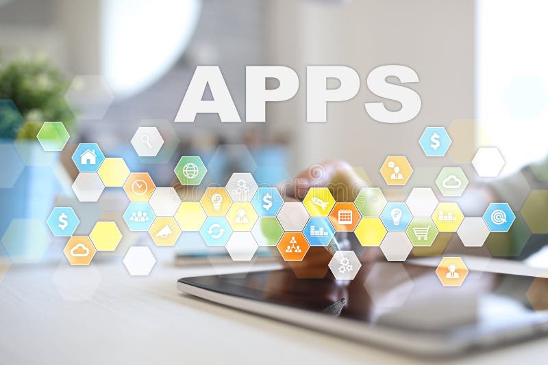 Apps Development Concept. Business and Internet Technology Concept ...