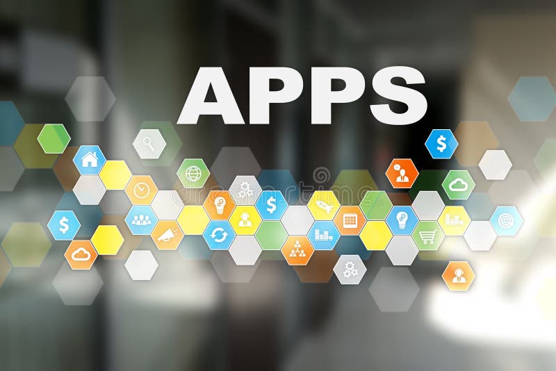 Apps Development Concept. Business and Internet Technology Concept ...
