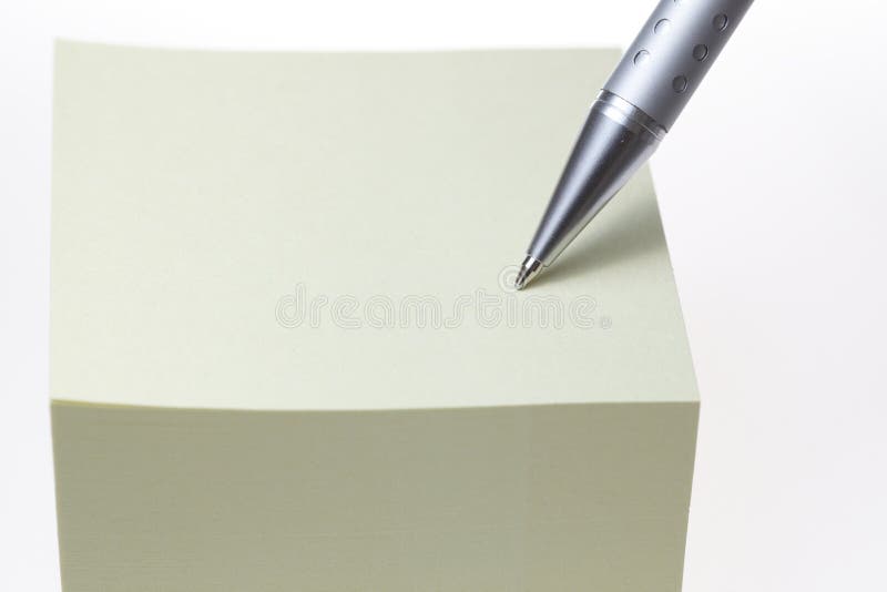 Appunto fotografia stock. Immagine di informazione, autoadesivo - 19267320