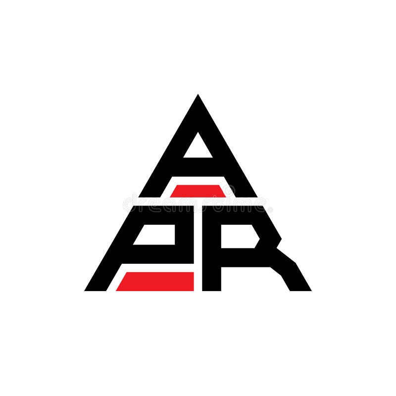 APR Triangle Letter Logo Design with Triangle Shape. APR Triangle Logo ...