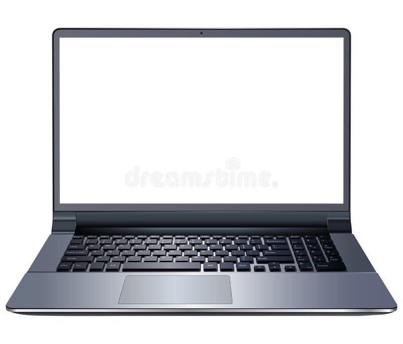 Nuova Icona Moderna Dello Schermo Di Vista Frontale Del Computer ...