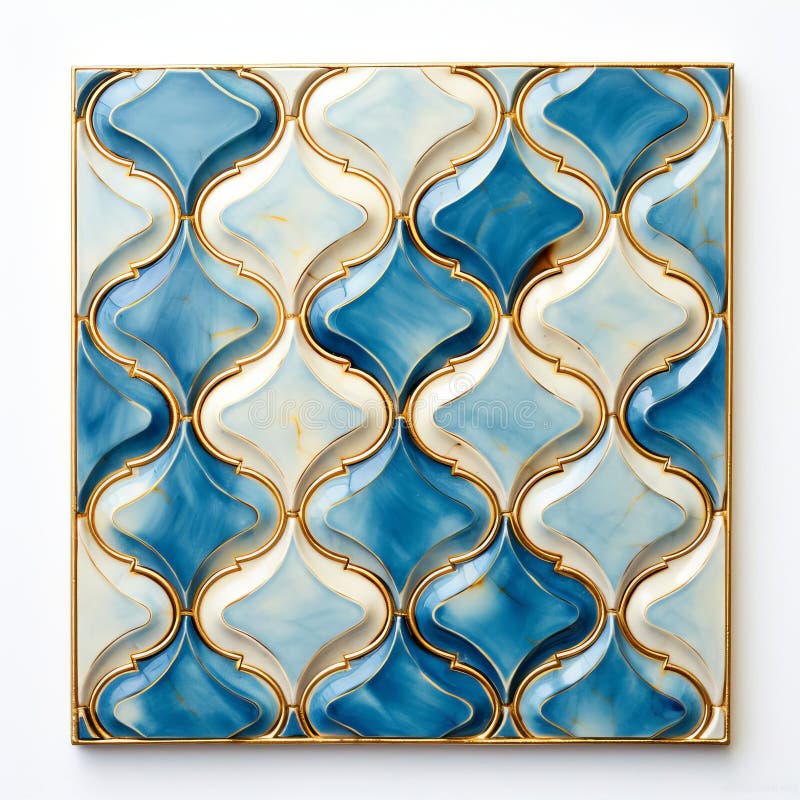 Aprenda Os Modelos De Tutorial De Tile De Destaque Azul E Ouro ...