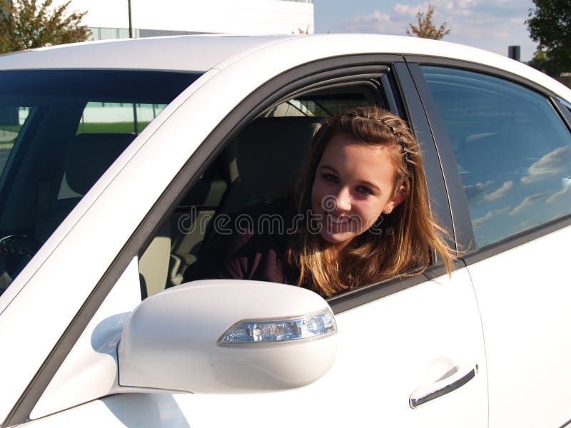 Aprendizagem Adolescente Conduzir Imagem de Stock - Imagem de pessoa ...