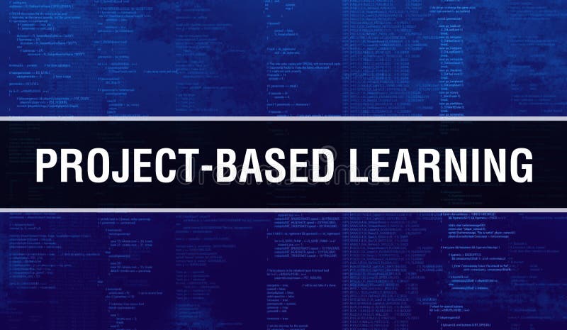 APRENDIZAJE BASADO EN PROYECTO Con Texto De Código Java Digital Concepto Vectorial De ...