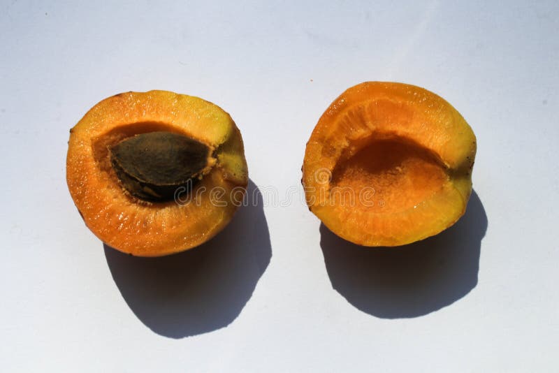 Apricot in half stock photo. Image of apricot, lifestyle - 157141048