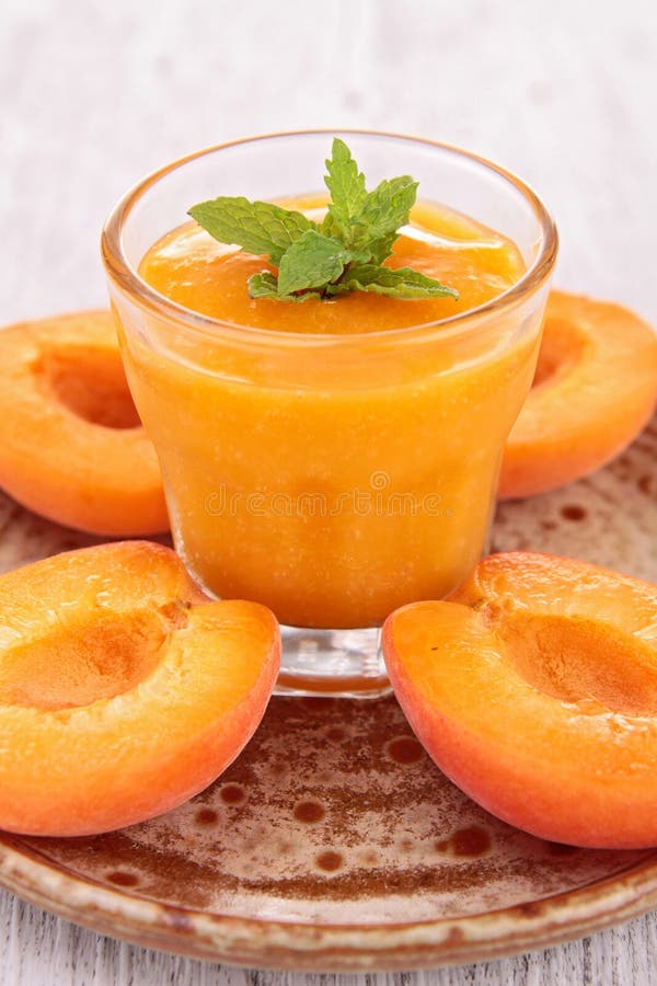 Apricot dessert stock photo. Image of healthy, gazpacho - 32100424