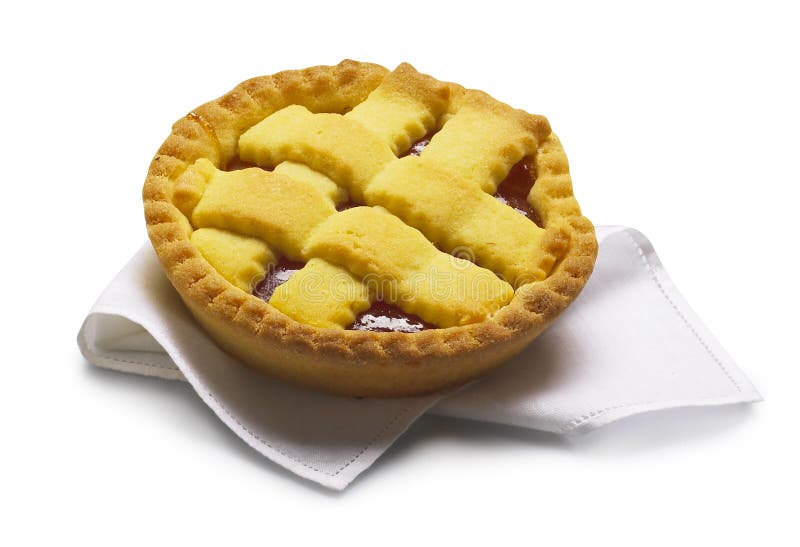 Apricot jam tart stock image. Image of single, dessert - 14781963