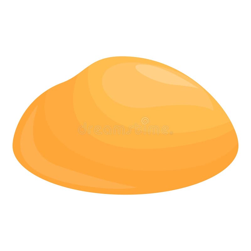 Apricot Kernel Showing Smooth Surface and Oval Shape Stock Illustration ...