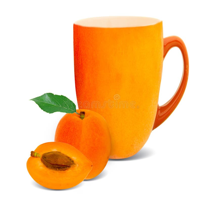 Apricot tea stock image. Image of ingredient, fruit, natural - 42884949