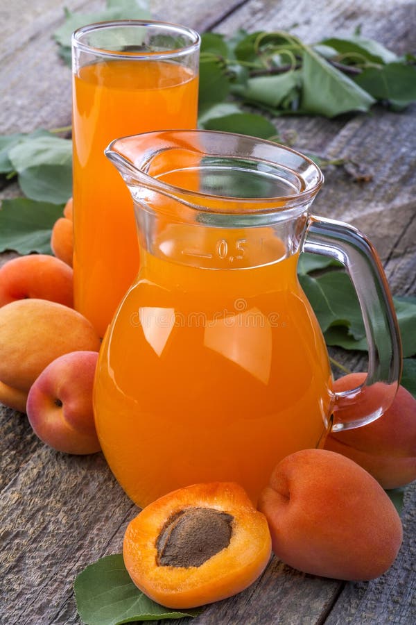 Apricots juice stock photo. Image of closeup, season - 41633174