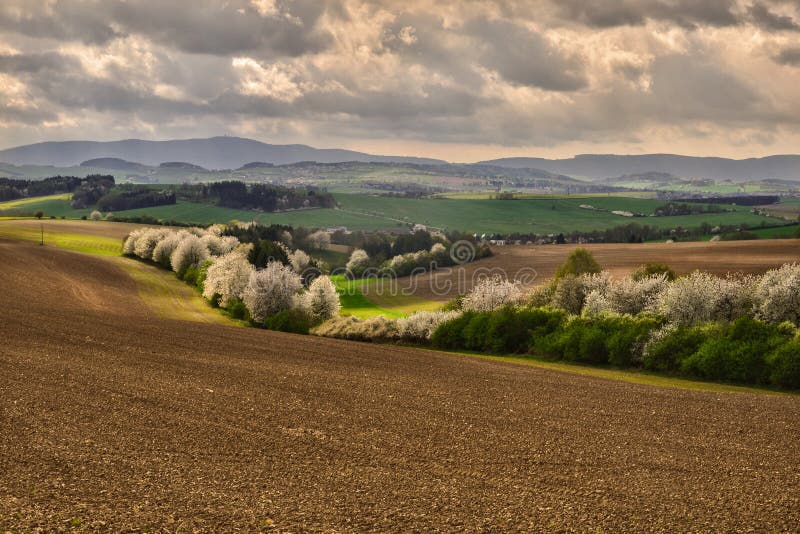 April afternoon stock photo. Image of europe, farmland - 39834884