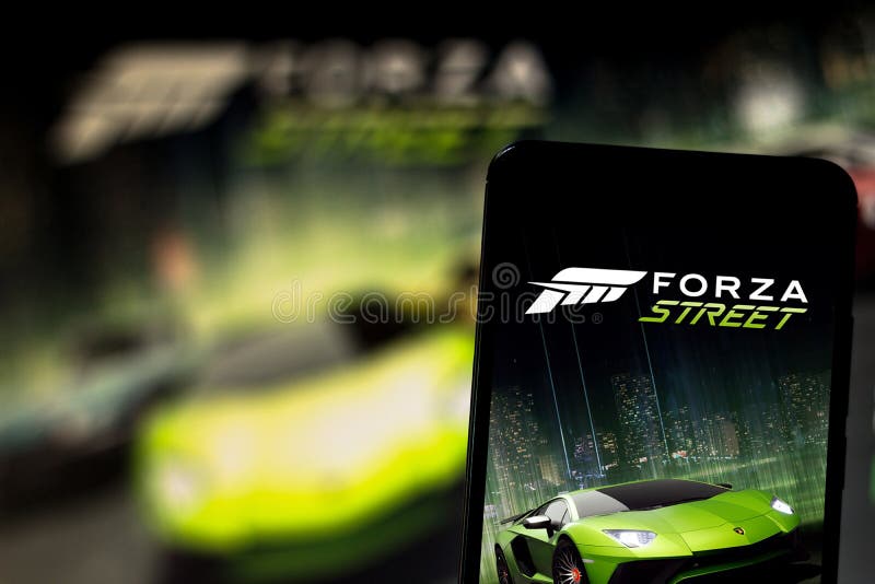 April 18, 2019, Brazil. Game Forza Street on Android Mobile Device ...