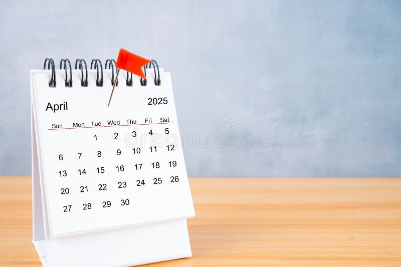 12 April, Calendar Date with Colored Stones Over a Multi Colored Wooden ...