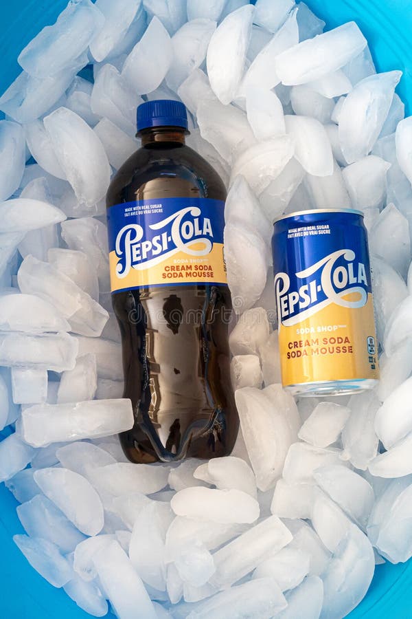 April 18 2025 - Calgary Alberta Canada - Pepsi Cream Soda Flavour with ...