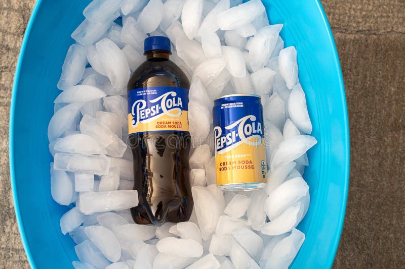 April 18 2025 - Calgary Alberta Canada - Pepsi Cream Soda Flavour with ...