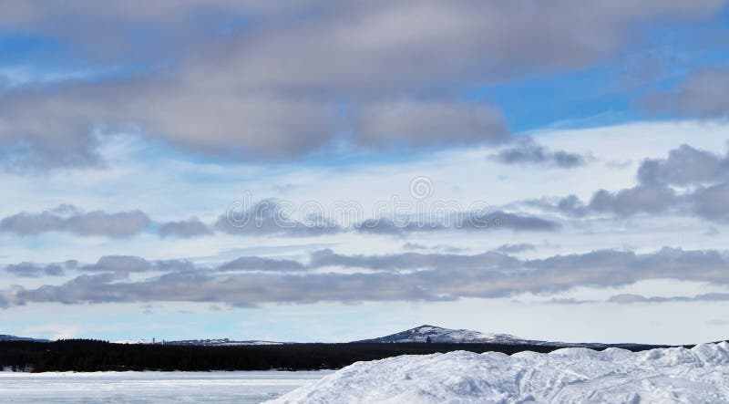 An April Day at the Torne River Stock Image - Image of chilly ...