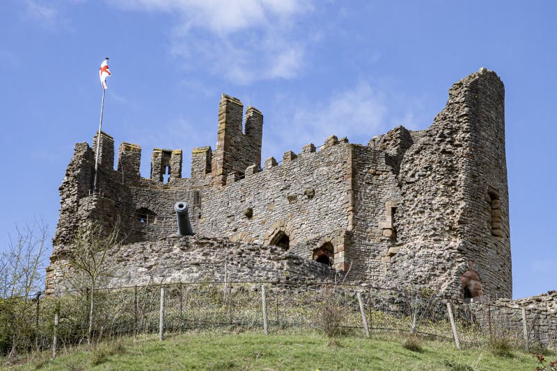 Dudley West Midlands England. Castle Ruins Editorial Photo - Image of ...