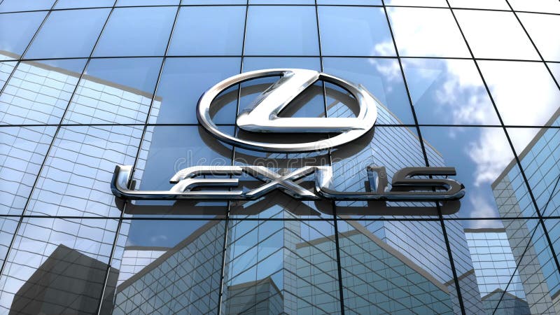 Lexus Logo Animation on Black Background Stock Video - Video of style ...