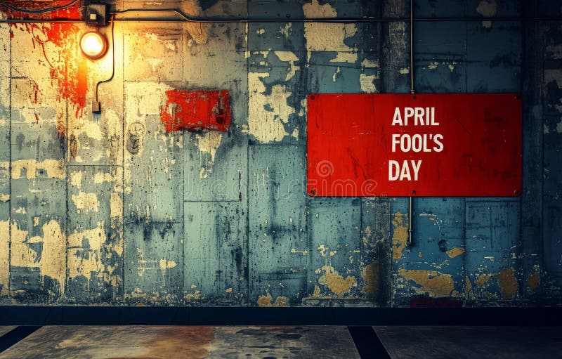 April Fool S Day in April Background .Ai Generative Stock Photo - Image ...